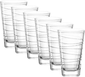 Leonardo Leonardo Longdrinkbecher Vario Struttura 6-er Set