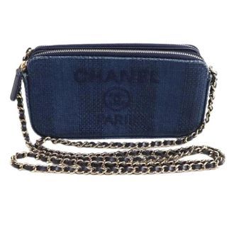 Chanel Pre-owned Canvas Shoulder Bag - - Pre-owned - Damen - Blau - ONE SIZE