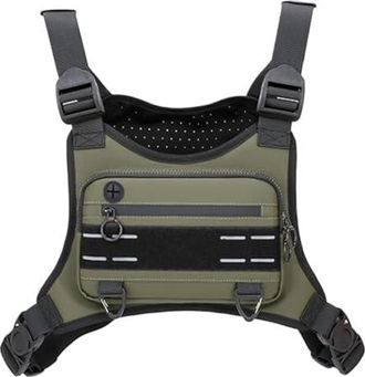 Generico Sac De Poitrine Pour Homme,Sac De Sport Poitrine De Course - Poche pour Gilet De T&eacute;l&eacute;phone R&eacute;glable pour Randonn&eacute;e Coureurs Chasse Entra&icirc;nement Hommes