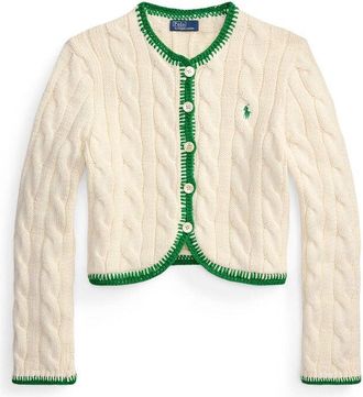 Polo Ralph Lauren Damen Cardigan mit Zopfmuster