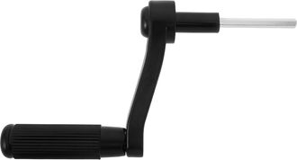 Lurrose H&ouml;henverstellbarer Schreibtischgriff mit Klappbarem Kurbelmechanismus Kunststoff Eisen Schwarz Manuelle Handkurbel f&uuml;r Schreibtische Platzsparend und 