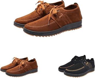 Generic Baskets &agrave; enfiler pour homme - Chaussures daffaires - Semelle antid&eacute;rapante - Confortables - D&eacute;contract&eacute;es - Semelle plate imperm&eacute;able - Chaussures de