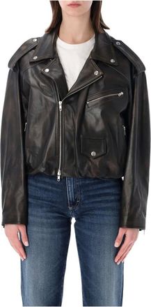 S.W.O.R.D 6.6.44 S.w.o.r.d 6.6.44, Femme, Vestes, Noir, Taille: 38 FR Chiodo Elastic