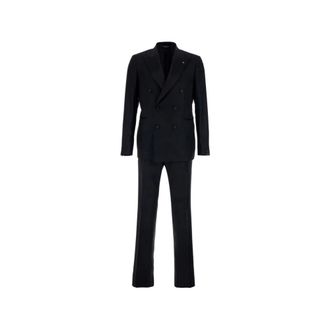 Tagliatore Tuxedo aus Virgin Woll mit Doppelreiher - - Suits - Herren - Schwarzk - 2XL