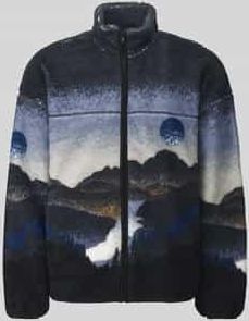 Only & Sons Oversized Teddy- / Webpelzjacke mit Motiv-Print Modell ADAM
