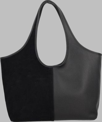 Michael Michael Kors Womens Tote Bag Henly Black Leather Shoulder