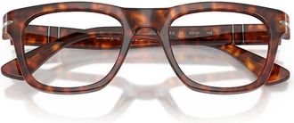 Persol unisex, Accessoires, Brun, Taille: 53 MM Po3389V Optical Frame