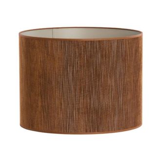 Light & Living Abat-jour - Penny - marron - textile - &oslash; 30cm - - Light&living