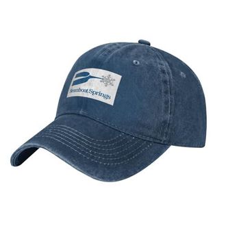 Generic Drapeau De Steamboat Springs, Colorado Homme Femme Casquette De Baseball R&eacute;tro Ancien Chapeau De Cowboy R&eacute;glable Hip-Hop Cap pour Toutes Les Saisons E