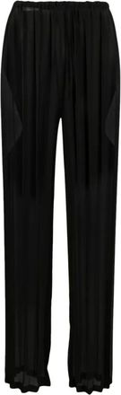 Dries Van Noten Femme, Pantalons, Noir, Taille: 38 FR Straight Pantalons