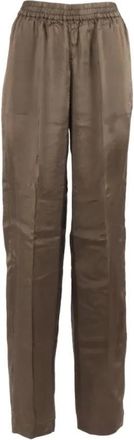 Aspesi Femme, Pantalons, Vert, Taille: 40 FR Straight Pantalons