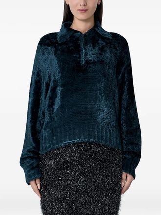 Lacoste velour knit polo shirt - Gr&uuml;n