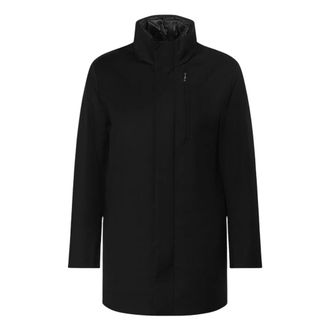 Duno Wasserdichte Schwarze Jacke mit Abnehmbarer Daunenjacke - - Jackets - Herren - Schwarzk - 2XL