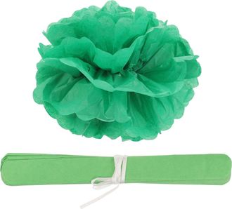 BESPORTBLE HOOTNEE 20 St&uuml;ck Teiliges Papier Pompons Gro&szlig;e H&auml;ngende Blumendekorationen in Dunkelgr&uuml;n und Leichte Partydeko f&uuml;r Hochzeit Geburtstag Fest Einfach zu