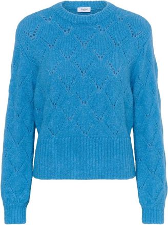 Saint Tropez Maille col rond - Femme - Pulls - Bleu - Taille: 42 FR