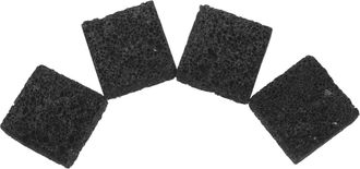 Angoily 4 St&uuml;ck Diffusorsteine aus Schwarzem Vulkangestein 4X4X2cm Aromatherapie Steinw&uuml;rfel f&uuml;r &Auml;therische &Ouml;le Wiederverwendbar Por&ouml;s f&uuml;r Zuhause B&uuml;ro und Me