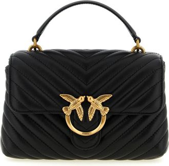 Pinko Pinko, Femme, Sacs, Noir, Taille: ONE Size Mini Lady Love Bag Puff Chevron