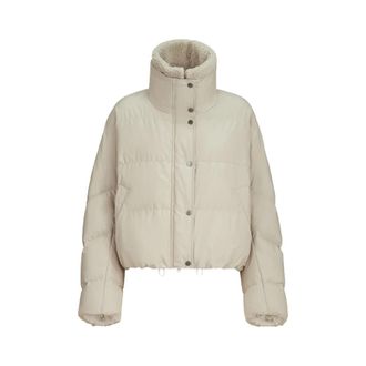 Brunello Cucinelli Jacke mit doppeltem Rei&szlig;verschluss und Druckknopfverschluss - - Jackets - Damen - Beige - M