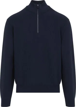 Ralph Lauren Purple Label Rundhalspullover - Dunkelblau