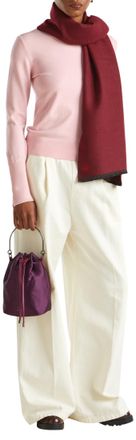 Benetton Damen Trikot G/C M/L 104hd10cb Pullover, Rosa, S