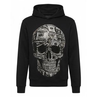 Philipp Plein Homme, Sweatshirts et sweats &agrave; capuche, Noir, Taille: 2XL SweaT-shirt &agrave; capuche Skull