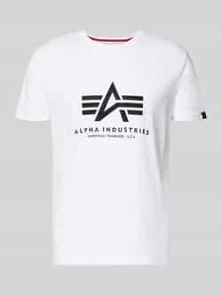 Alpha Industries T-Shirt mit Label-Detail Modell Basic