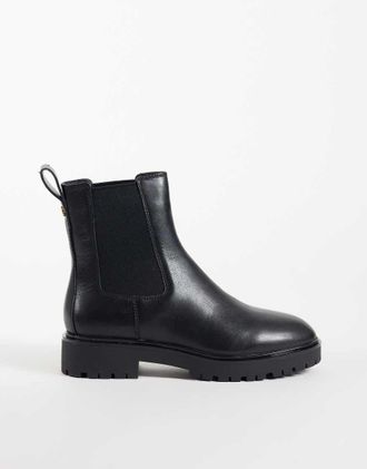 Ralph Lauren Allyson boots Chelsea noires