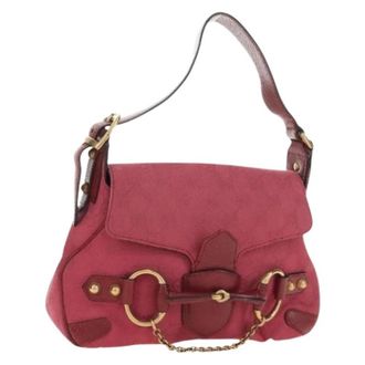 Gucci Pre-owned GG Canvas Schultertasche - - Pre-owned - Damen - Rosa - ONE SIZE