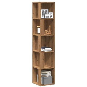 vidaXL Vidaxl - Armoire dangle chêne artisanal 33x33x165 cm bois dingénierie