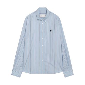 Ami Homme, Chemises, Bleu, Taille: L Chemise Coupe Classique Quota