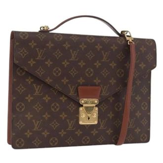 Louis Vuitton Sac daffaires en toile Monogram Pre-owned - Femme - Pre-owned - Brun - Taille: ONE Size