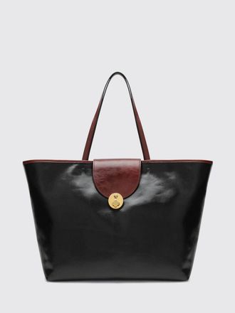 Versace Tragetasche von aus gewachster Baumwolle mit Medusa-Logo und Drehverschluss
