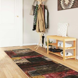 vidaXL vidaXL Coureur de Tapis MARSA Multicolore 400 x 80 cm Polyester et PVC