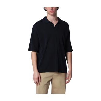 Roberto Collina Homme, Tops, Bleu, Taille: XL Polo MC Comfy FIT