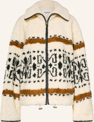 Isabel Marant Marant &Eacute;toile Teddyfell-Jacke Lijka weiss