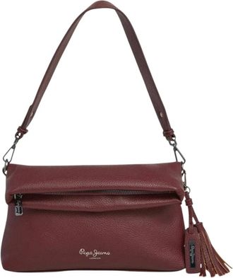 Pepe Jeans London Femme, Sacs, Rouge, Taille: ONE Size Gaia Shoulder Bag