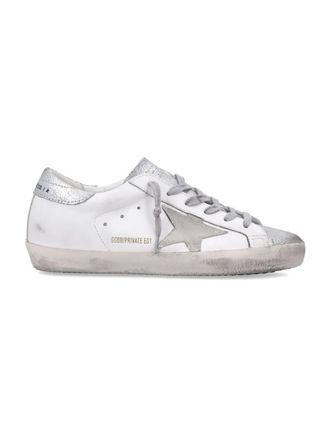 Golden Goose Low-Top Sneaker - Distressed White Leather Low-Top Sneakers - Gr. 37 (EU) - in Wei&szlig; - f&uuml;r Damen