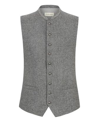 Stockerpoint Devito Herren Trachtenweste, granit, 48