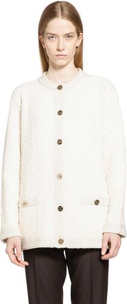 Gucci Boucl&eacute; Lurex Wool Cardigan