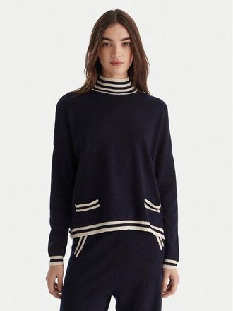 Gaud&igrave; Rollkragenpullover 521BD53007 Dunkelblau Relaxed Fit