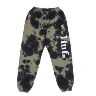 HUF Blumen Fleece Sweatpants Olive - - Trousers - Herren - Gr&uuml;n - S