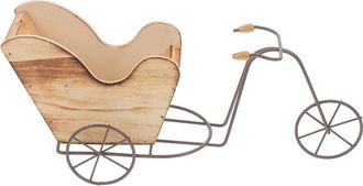 BESPORTBLE Angoily Vintage Eisen Fahrrad Deko mit Blumentopf Dekoratives Pflanzgef&auml;&szlig; und Praktischer Blumenst&auml;nder Robustes Modell f&uuml;r Garten Balkon und Wohnraum