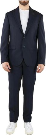 Manuel Ritz Homme, Costumes, Bleu, Taille: 4XL A3318 Costume crois&eacute;