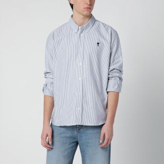 Ami Gestreiftes wei&szlig;es Hemd Ami De Coeur