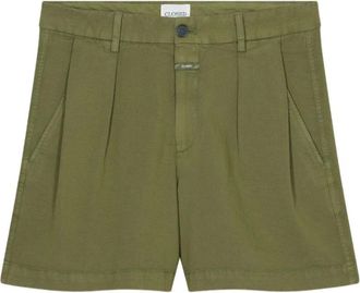 Closed Femme, Shorts, Vert, Taille: W26 Linen Shorts