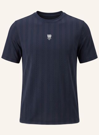 Wilson T-Shirt M Game Point Seamless Tee blau