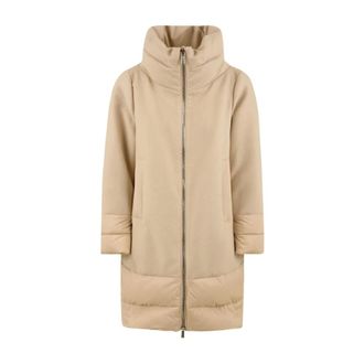 Moorer Langer Mantel - - Coats - Damen - Beige - XS