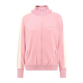 Miu Miu Seidenmischungs-Cardigan mit Rei&szlig;verschluss - - Sweatshirts & Hoodies - Damen - Rosa - M