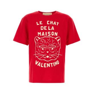 Valentino Grafik-T-Shirt - - Tops - Herren - Rot - M
