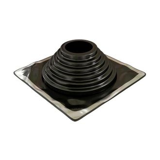 TEN Pipeco TEN 205004 schwarz Nr. 4 D80 bis 153mm quadratische Grundplatte 16 Schrauben